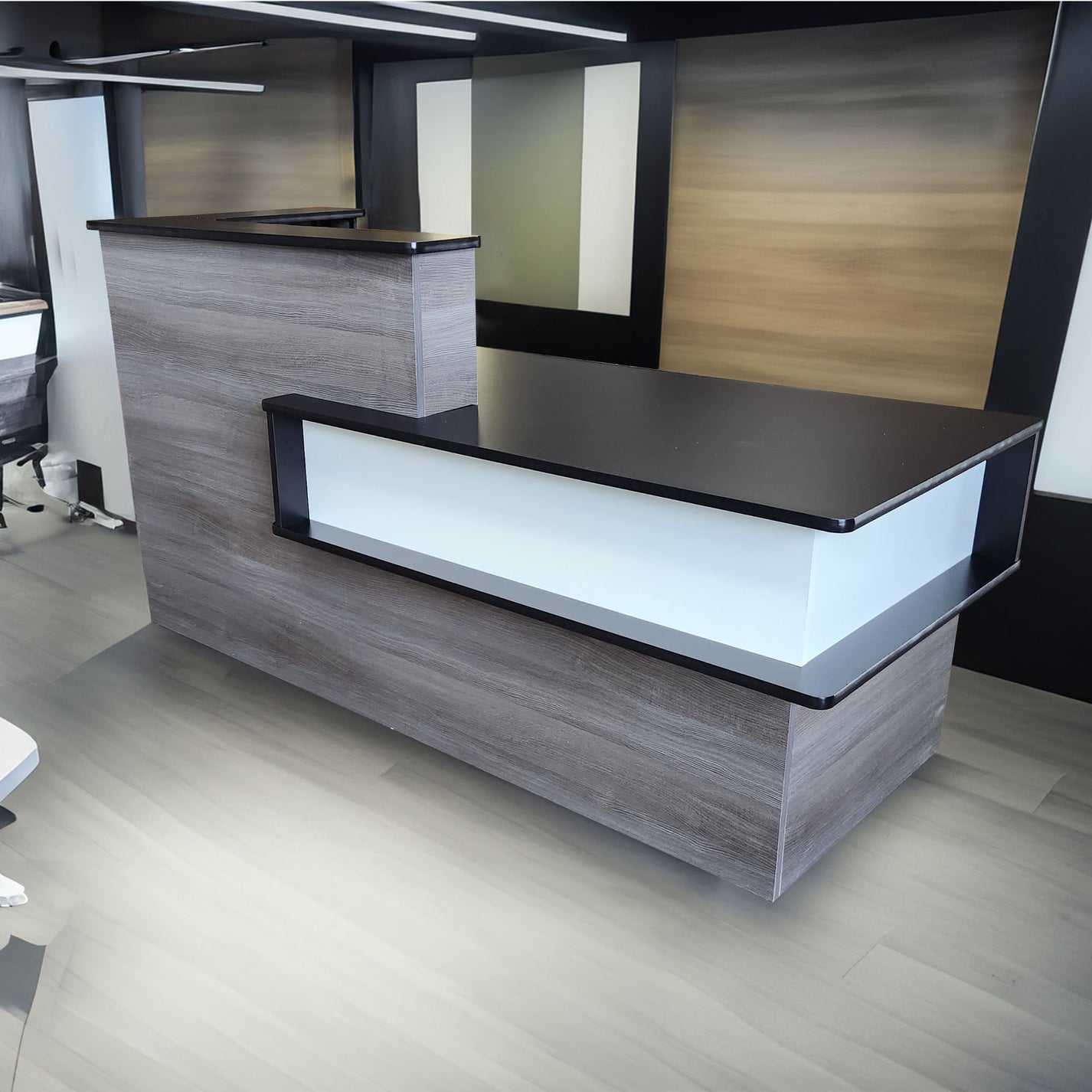 Modern Santa Barbara Reception Area Furniture & Desk – Reception ...