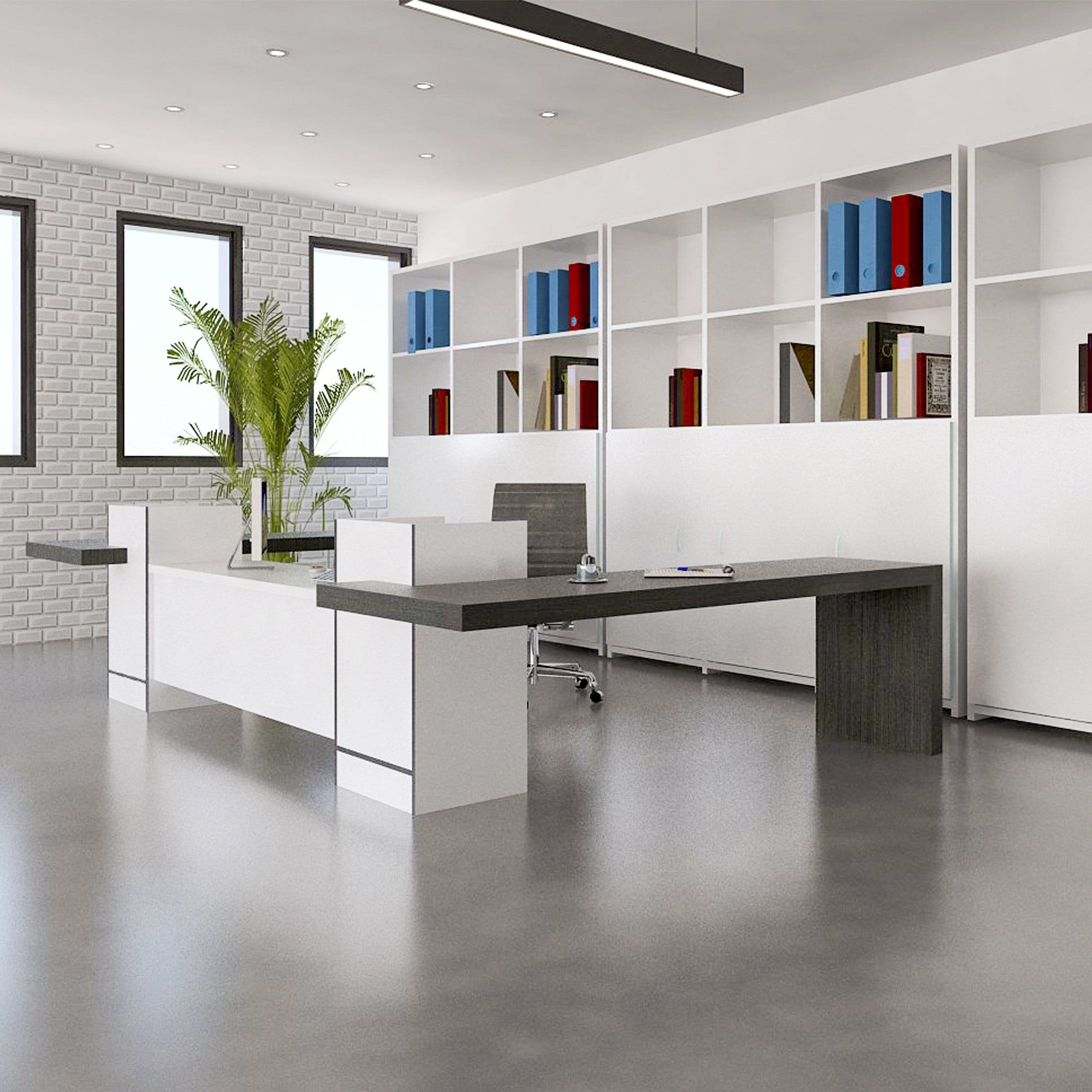 Alpha Deluxe Reception Desk | Workspace Design Solutions – Reception ...