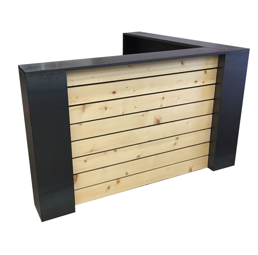 Distressed Wood Reception Desks & Counters – Reception Counter Solutions